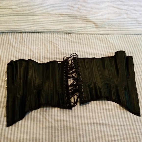 Intimates & Sleepwear | Womens 26 Inch Real Steel Boned Goth Corset ...